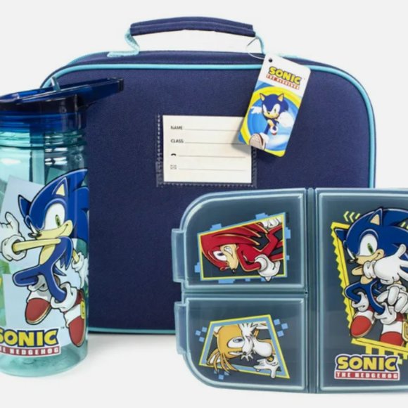 Sonic The Hedgehog | Other | Sonic The Hedgehog Lunch Box Set Kids Bag ...